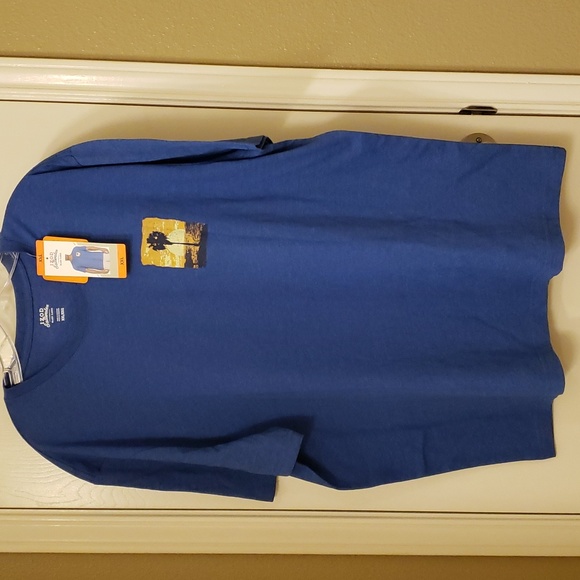 Izod | Shirts | Nwt Izod Saltwater Mens Graphic Ss Tshirt Blue With Sunrisesunset Size Xxl ...